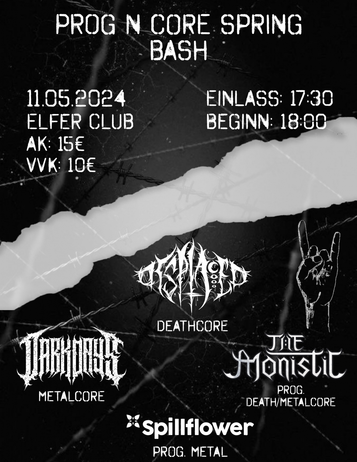 Prog N Core Spring Bash am 11.05.2024 im Frankfurter Elfer - SYLB-Network